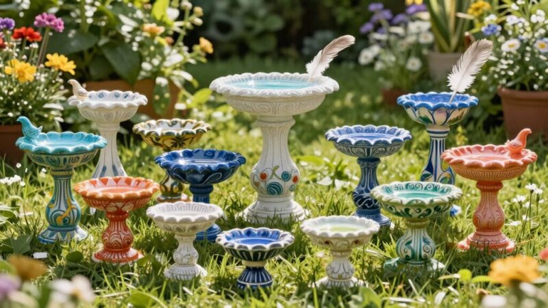 15 Best Resin Bird Baths to Elevate Your Garden Aesthetic - A Luxury ...